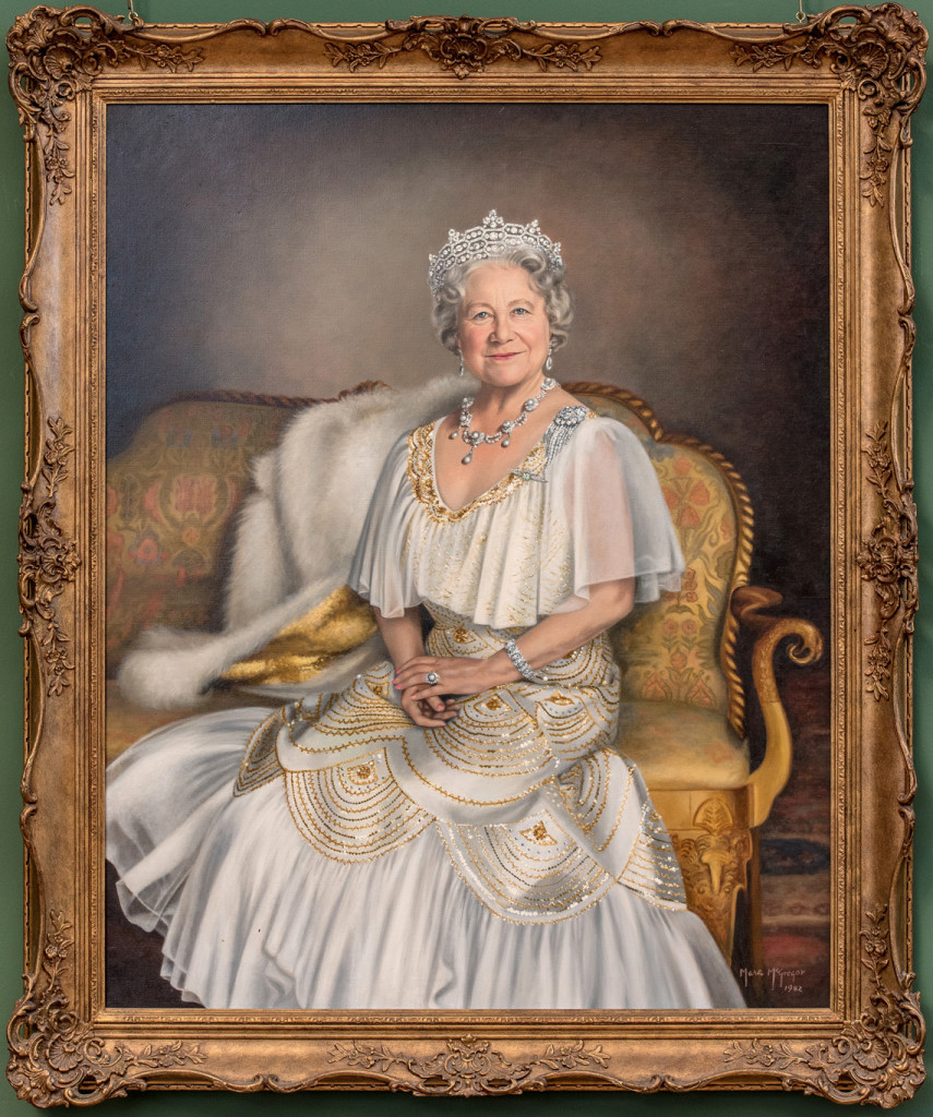 Portrait of Queen Elizabeth, the Queen Mother | Bentley Priory Museum