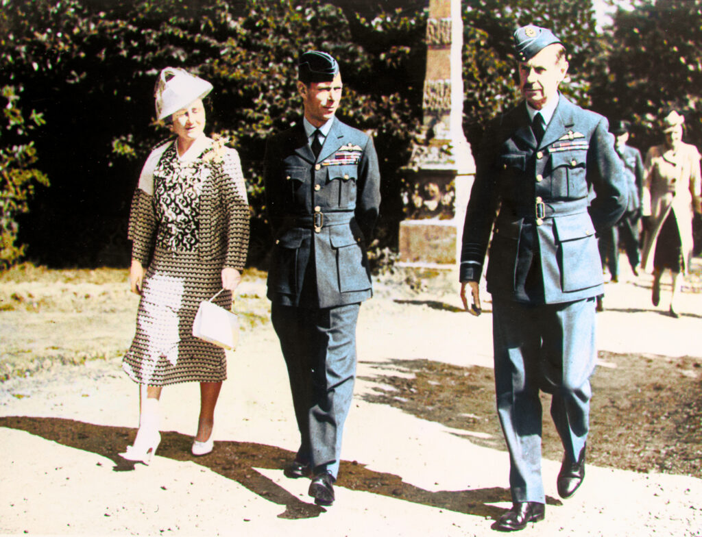 King George VI, Queen Elizabeth, ACM Dowding | Bentley Priory Museum