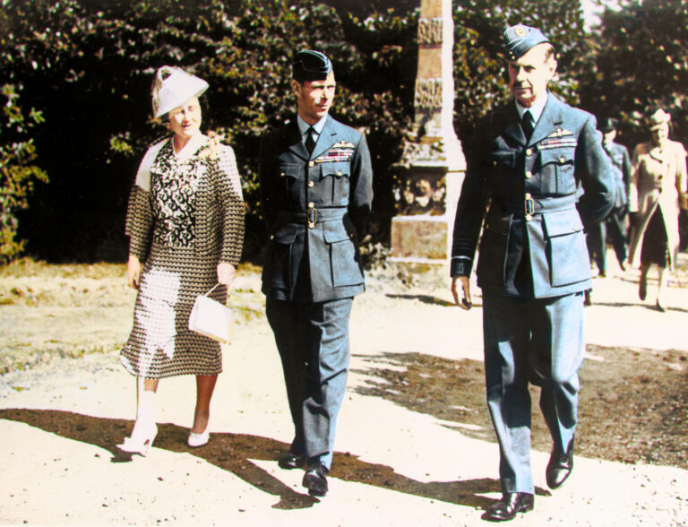 King George VI, Queen Elizabeth, ACM Dowding | Bentley Priory Museum